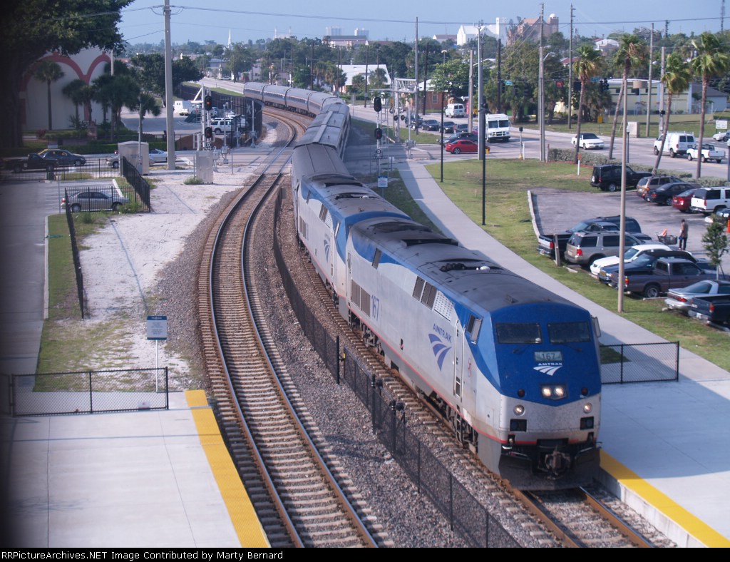Southbound Tr. #97, The Silver Meteor, Arriving 40 min late